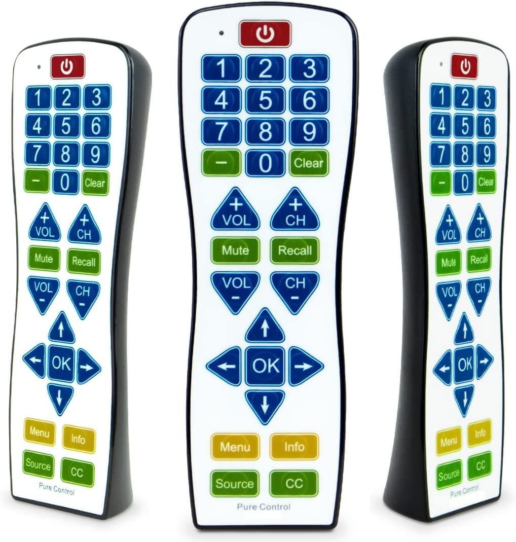 Universal Water-Resistant Television Remote | PC101 EasyClean Big ...