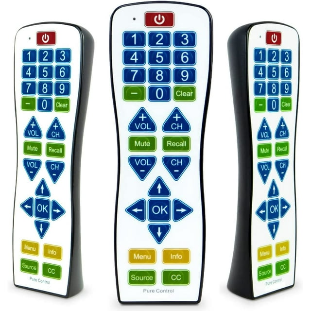 Universal Water-Resistant Television Remote | PC101 EasyClean Big ...