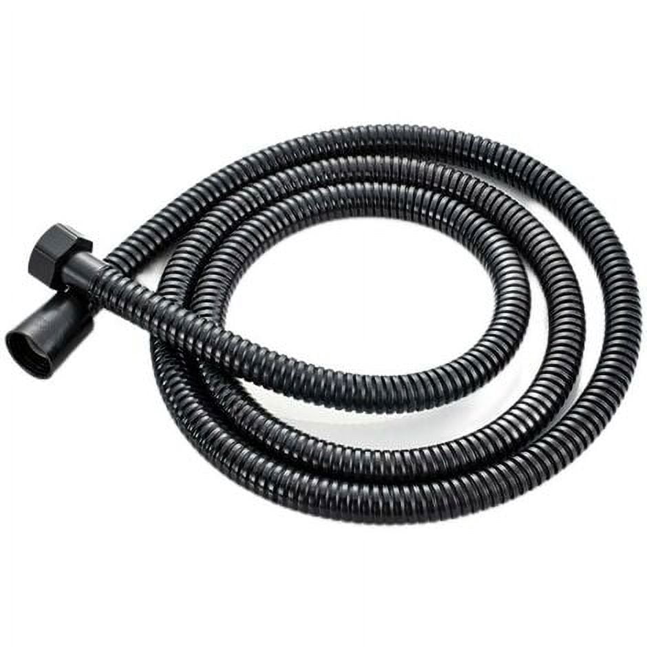 Universal Waterproof Black Steel Hose, 1.5m Length, Stainless Steel ...