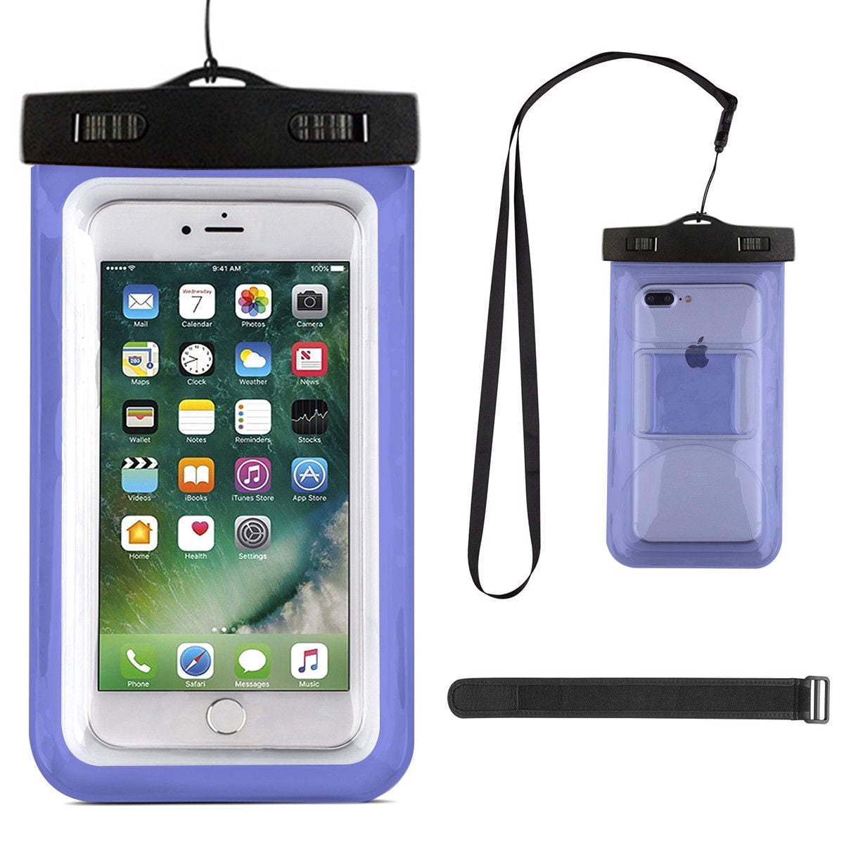 Universal Waterproof Case,IPX8 Universal Waterproof Case Underwater Dry Bag Compatible iPhone 11 ...