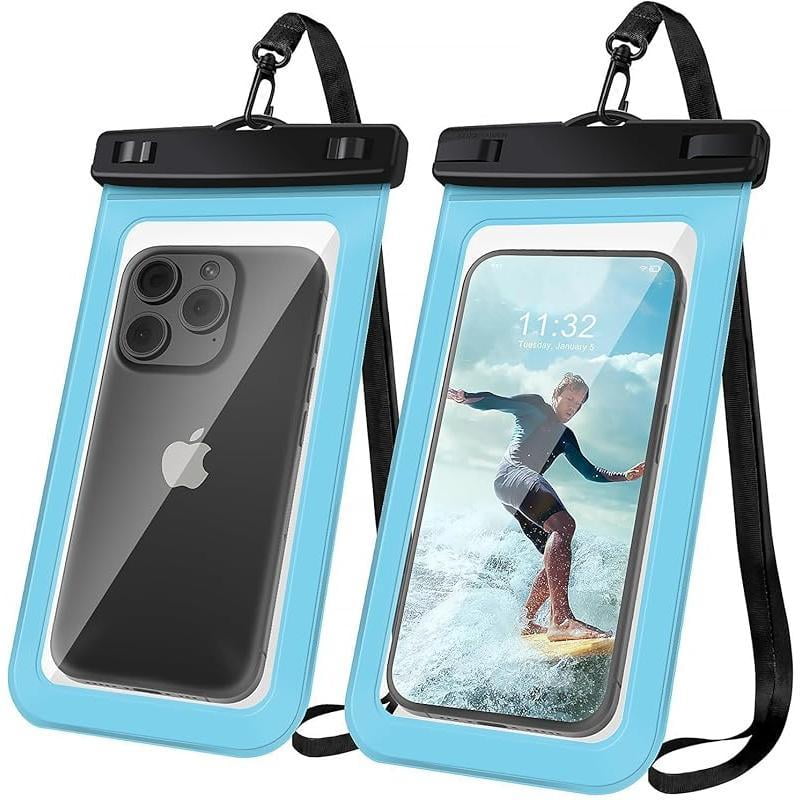 Universal Waterproof Case Pouch, Cellphone Dry Bag Compatible for ...