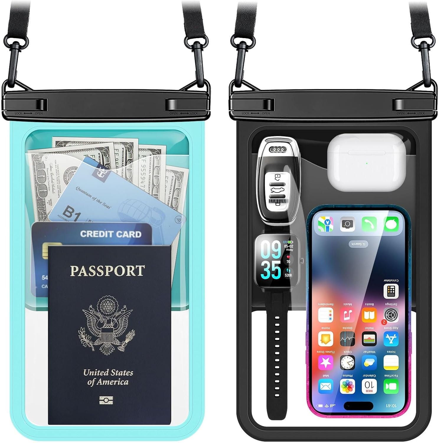 Universal Waterproof Mobile Phone Pouch, Waterproof Pouch for Mobile ...