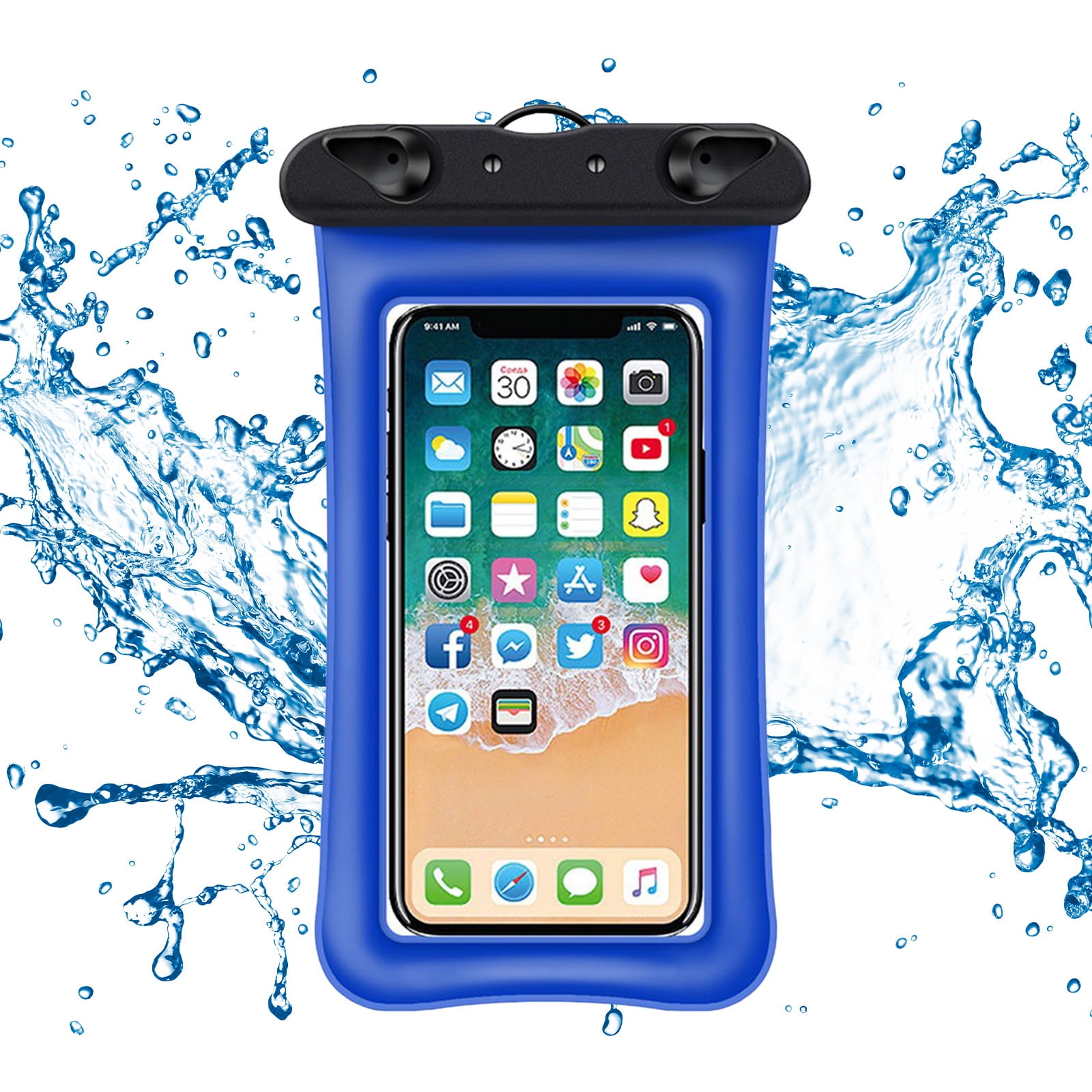 Universal Waterproof Phone Pouch IPX8 Waterproof Phone Case For Beach ...
