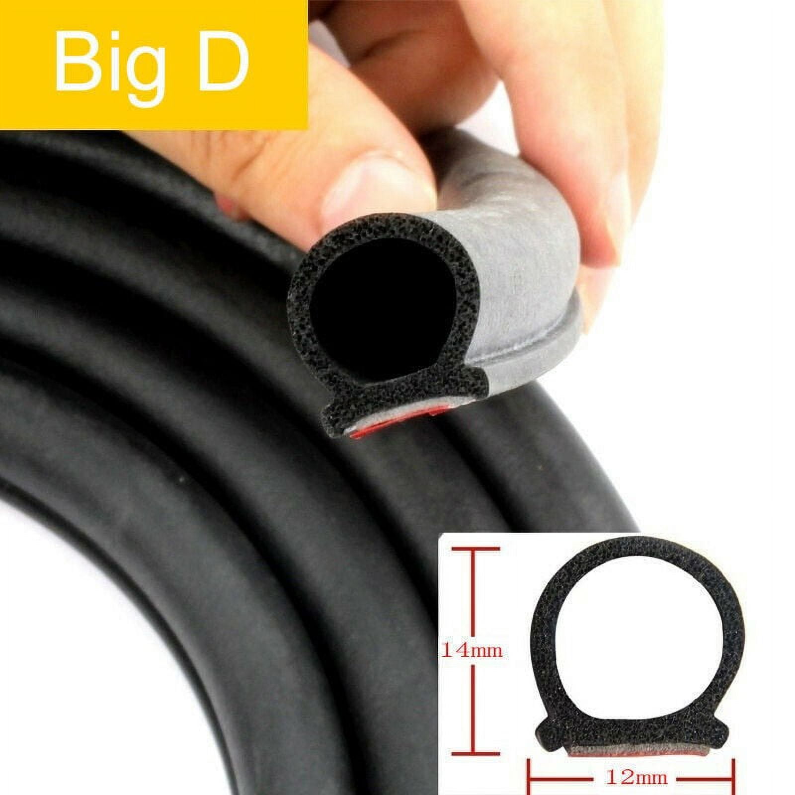 Universal Weatherstrip Big D-shape Car Door Rubber Weather Seal Hollow ...