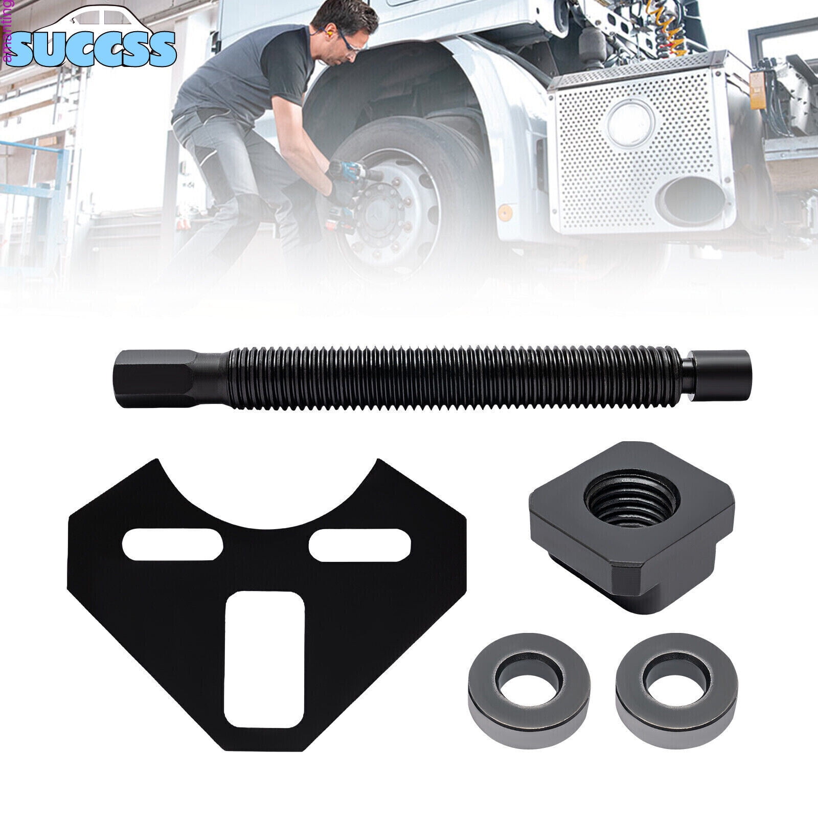 Universal Wheel Hub Remover Tool Kit - 5/6/8 Lug, Heavy-Duty Iron ...