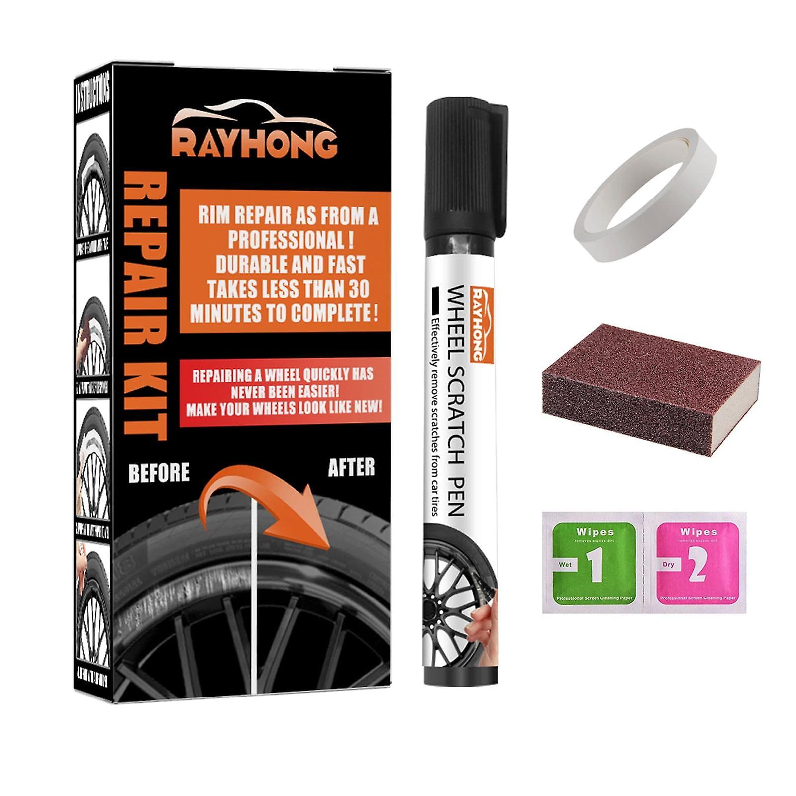 Universal Wheel Repair Kit for Surface Damage on Alloy & Steel Wheels ...