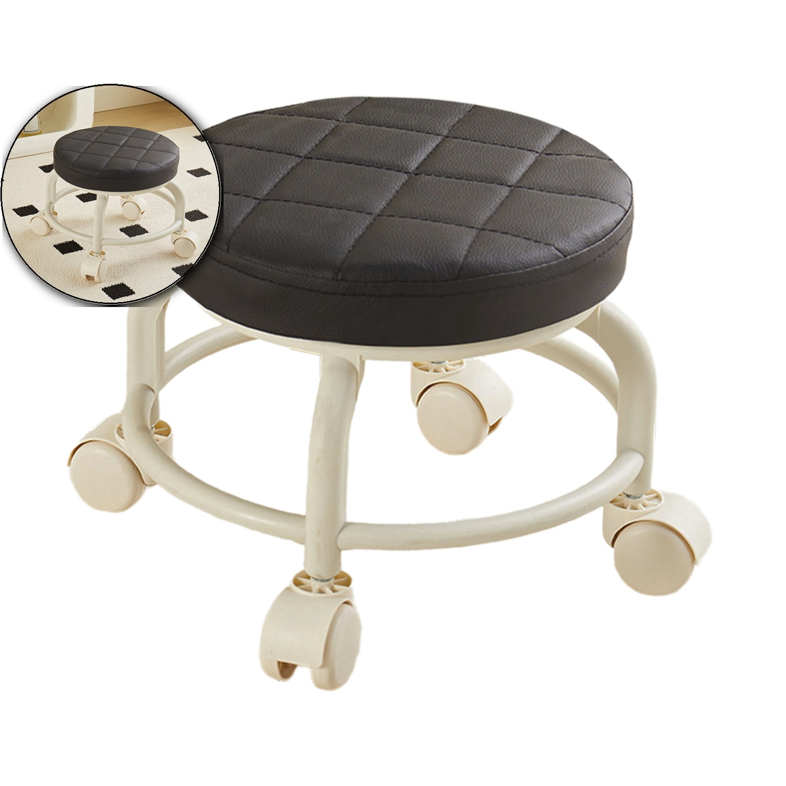 Universal Wheel Rolling Stool, Low Roller Seat with Reinforced 360 ...