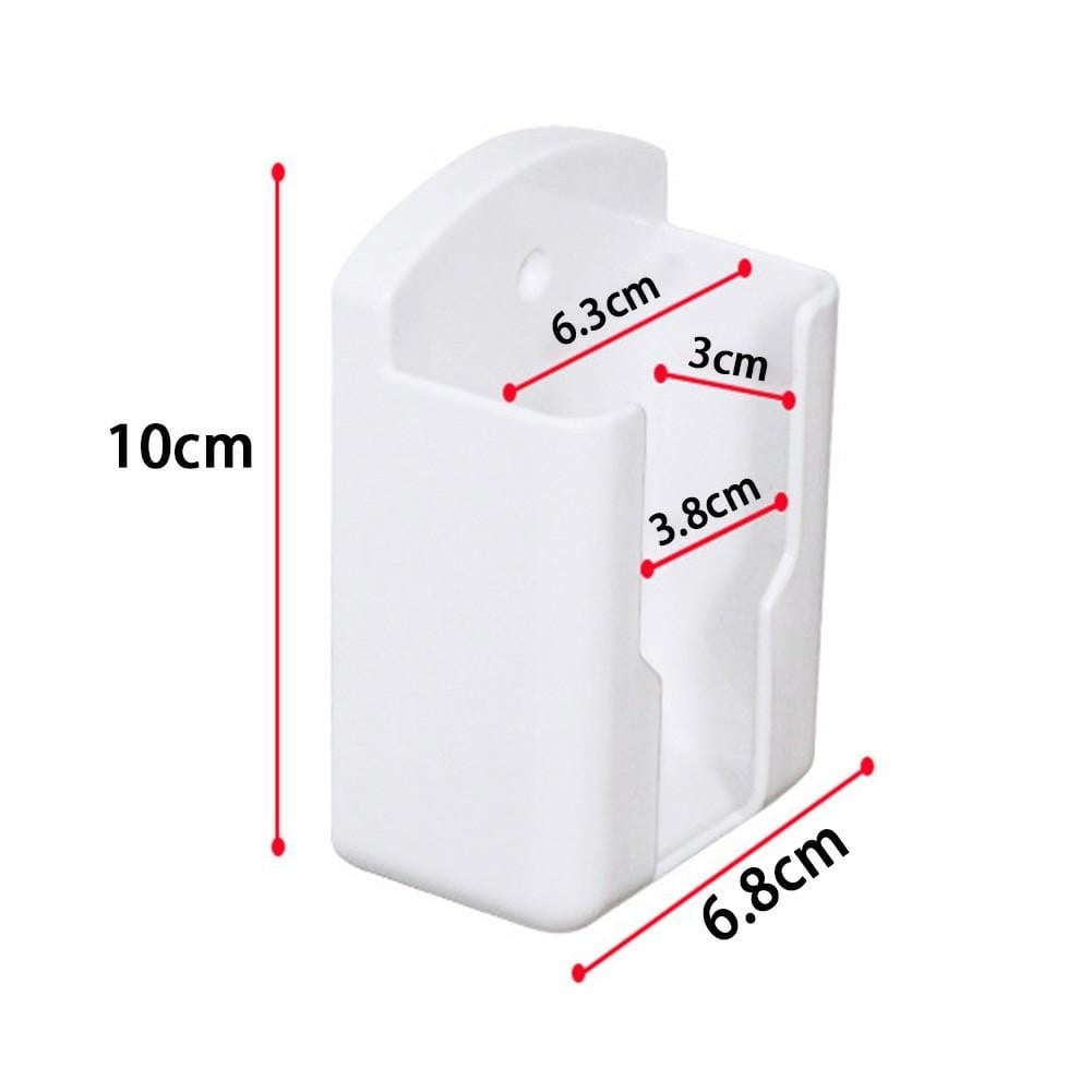 Universal White Air Conditioner Remote Control Holder Wall Mounted Box ...