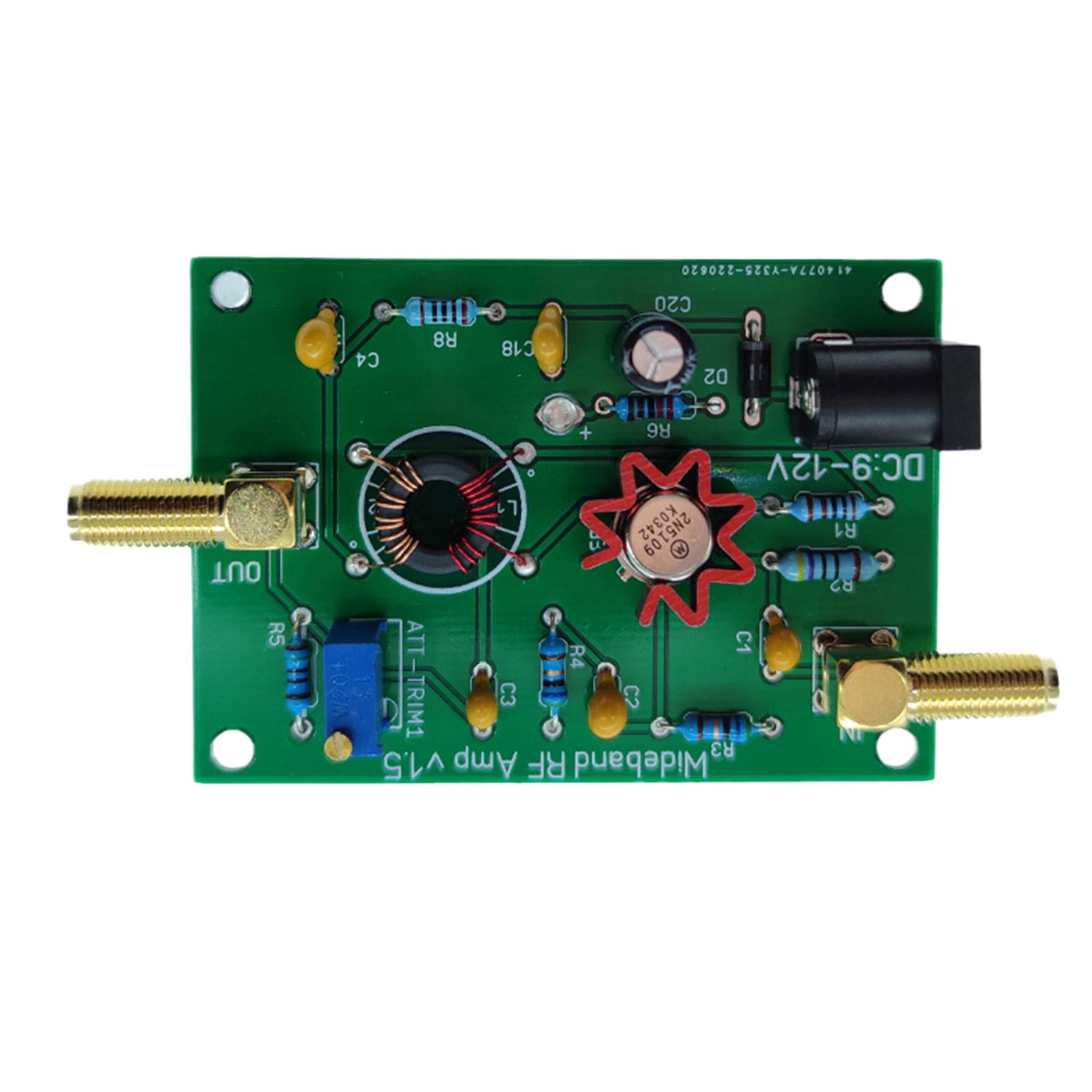 Universal Wideband RF Amplifier RF AMP 1M-500MHz with 2*SMA Female Head ...
