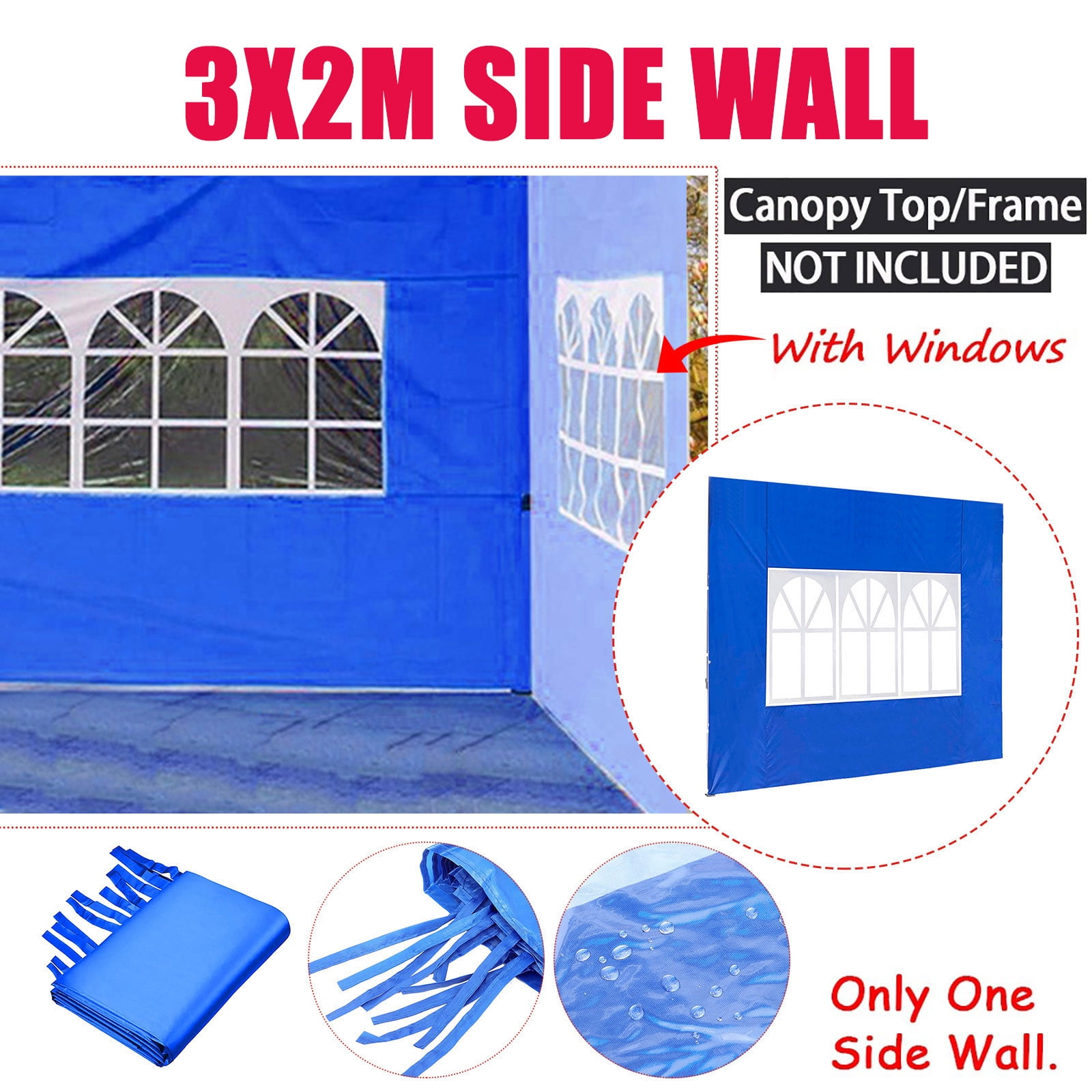 Universal Window Decor Sidewall Outdoor Sport Event Camping Party ...