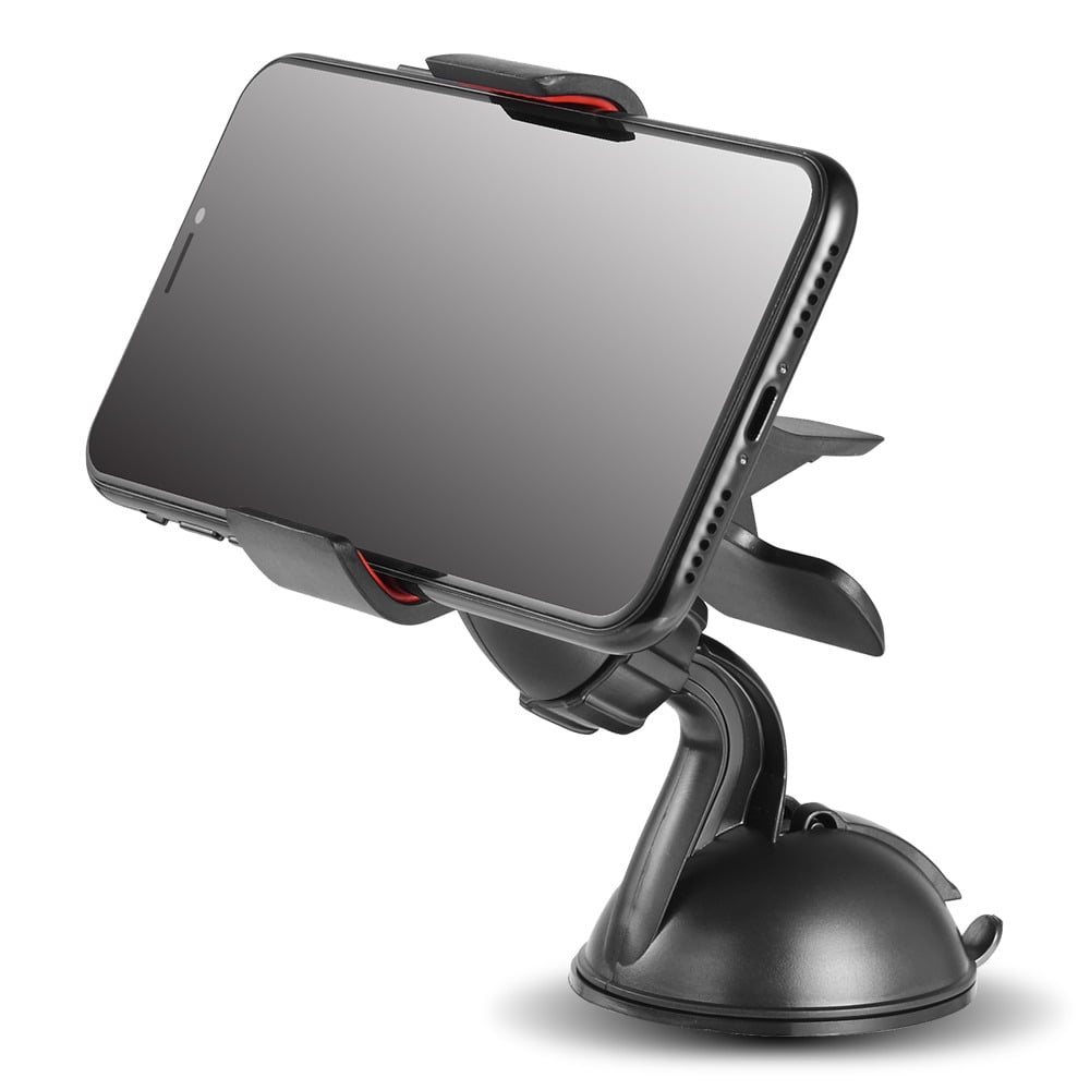 Universal Windshield Car Holder Cellphone CarMount 360 degree - Walmart.com