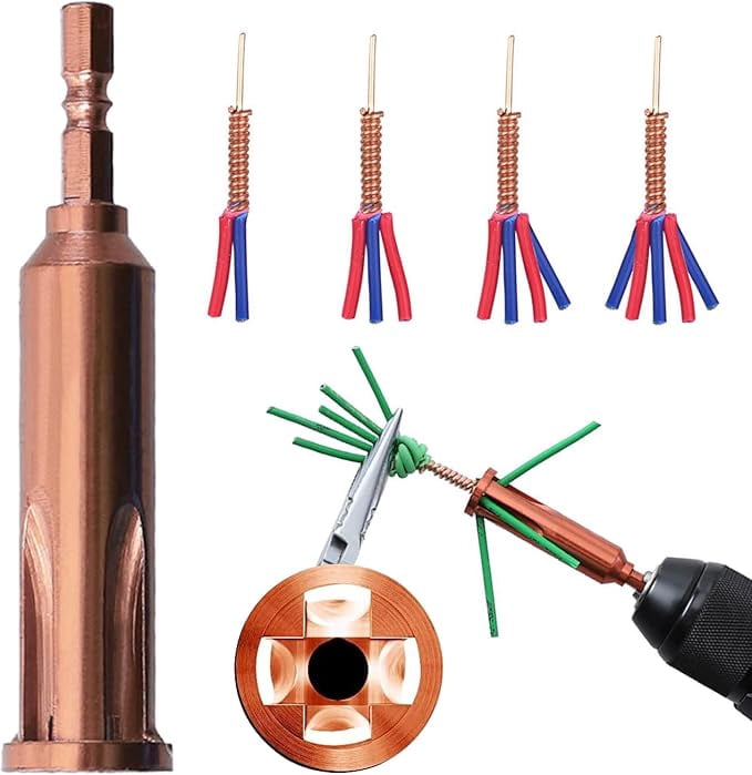 Universal Wire Twisting Tool, Wire Stripper and Twister, Quick ...