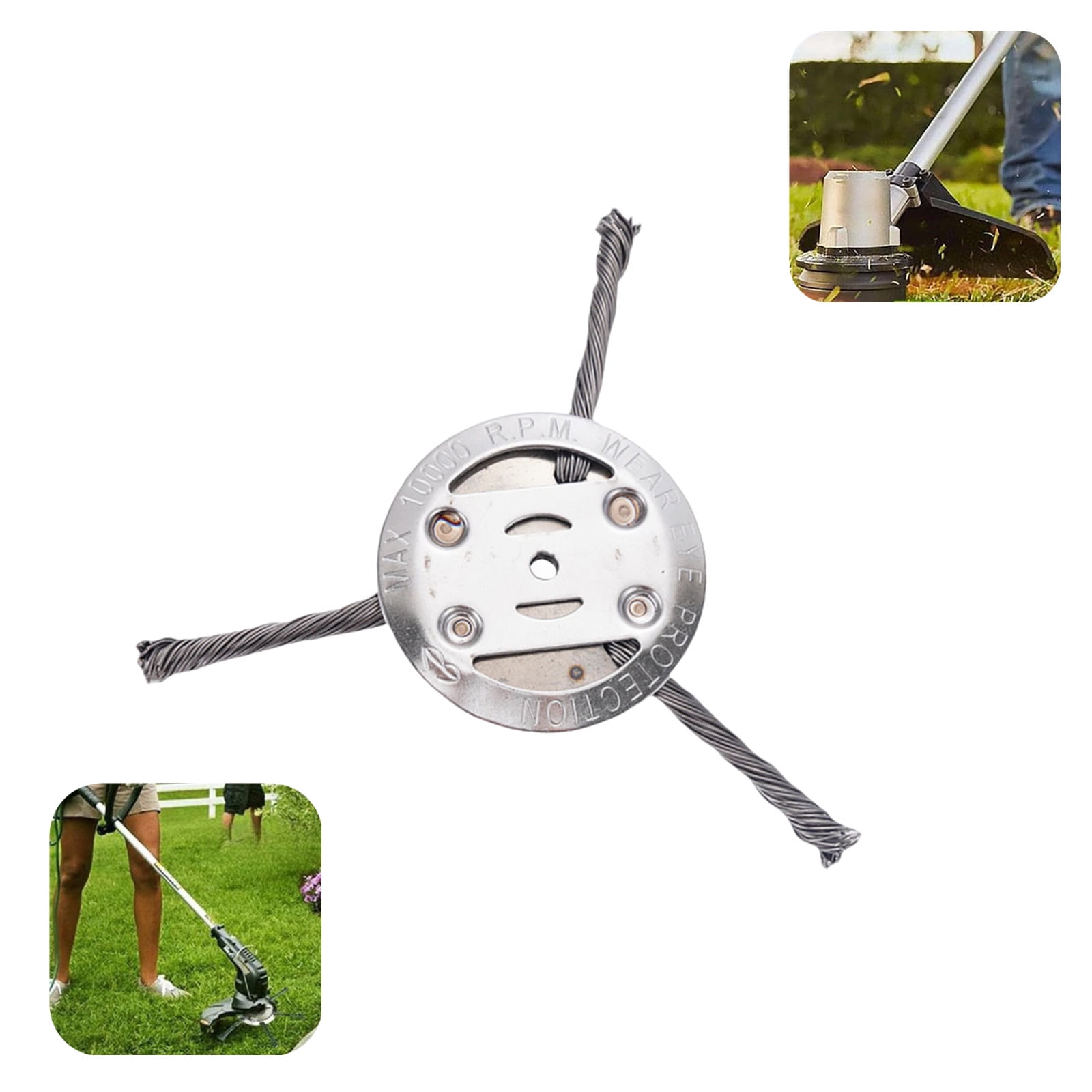 Universal Wire Weed Eater Head,Steel Wire Wheel Head Grass Trimmer Head ...