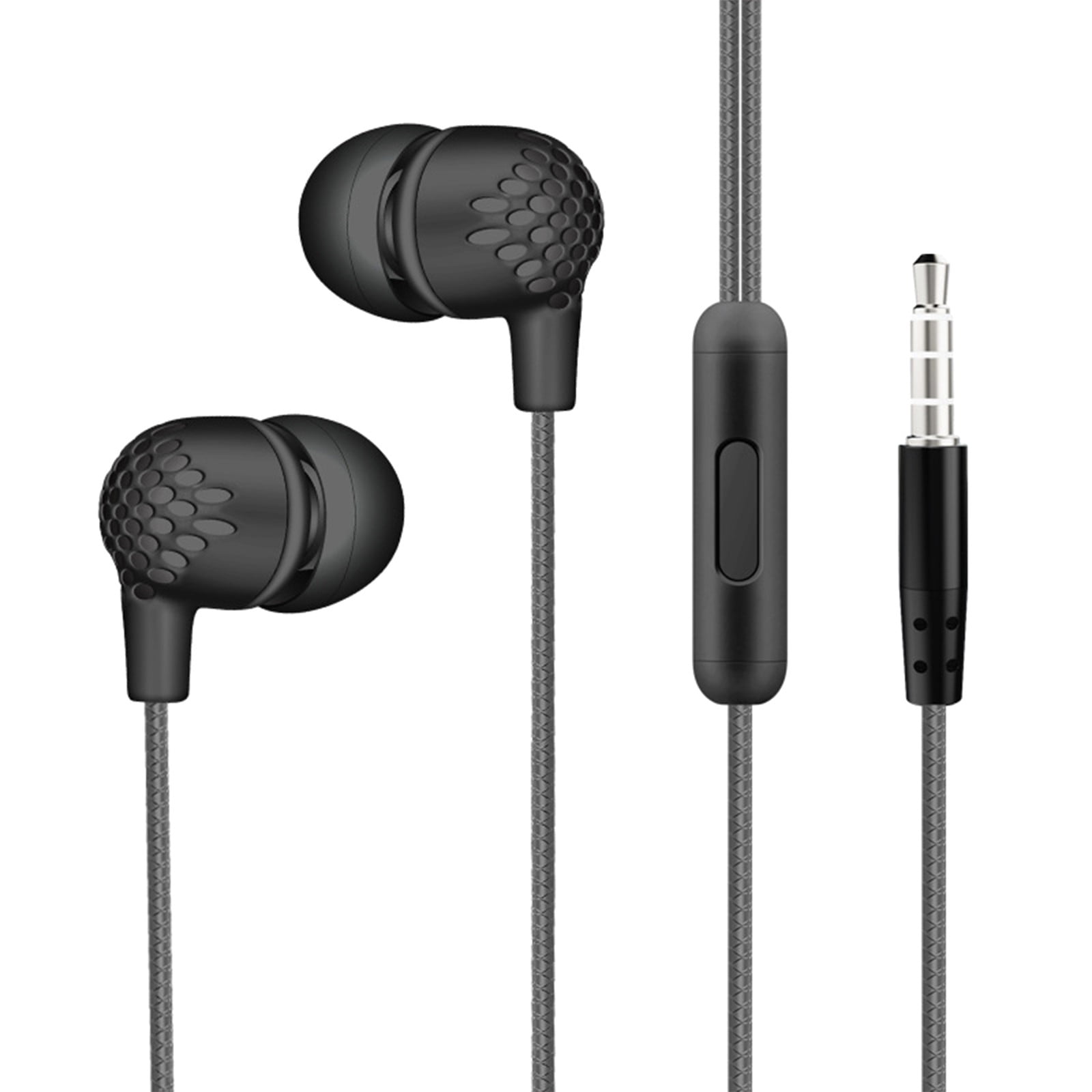 Universal Wired In-Ear Headphones Featuring Built-in Microphone and ...