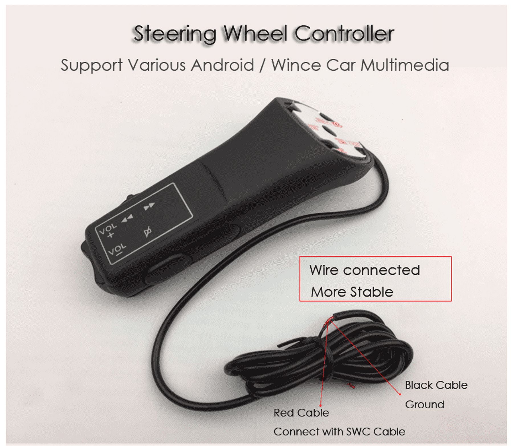 Universal Wireless Car Truck Steering Wheel Button Remote Control SWC ...