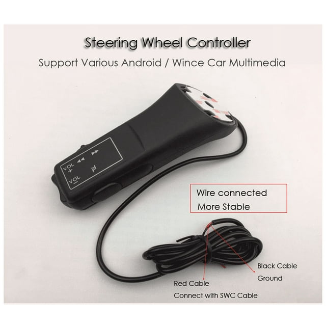 Universal Wireless Car Truck Steering Wheel Button Remote Control SWC ...