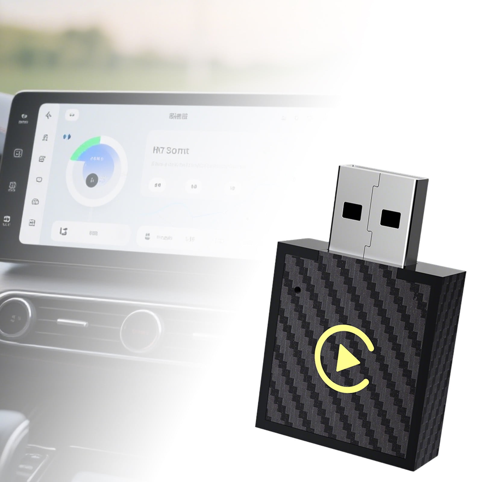 Universal Wireless CarPlay Adapter for and Android Auto Seamless Plug ...