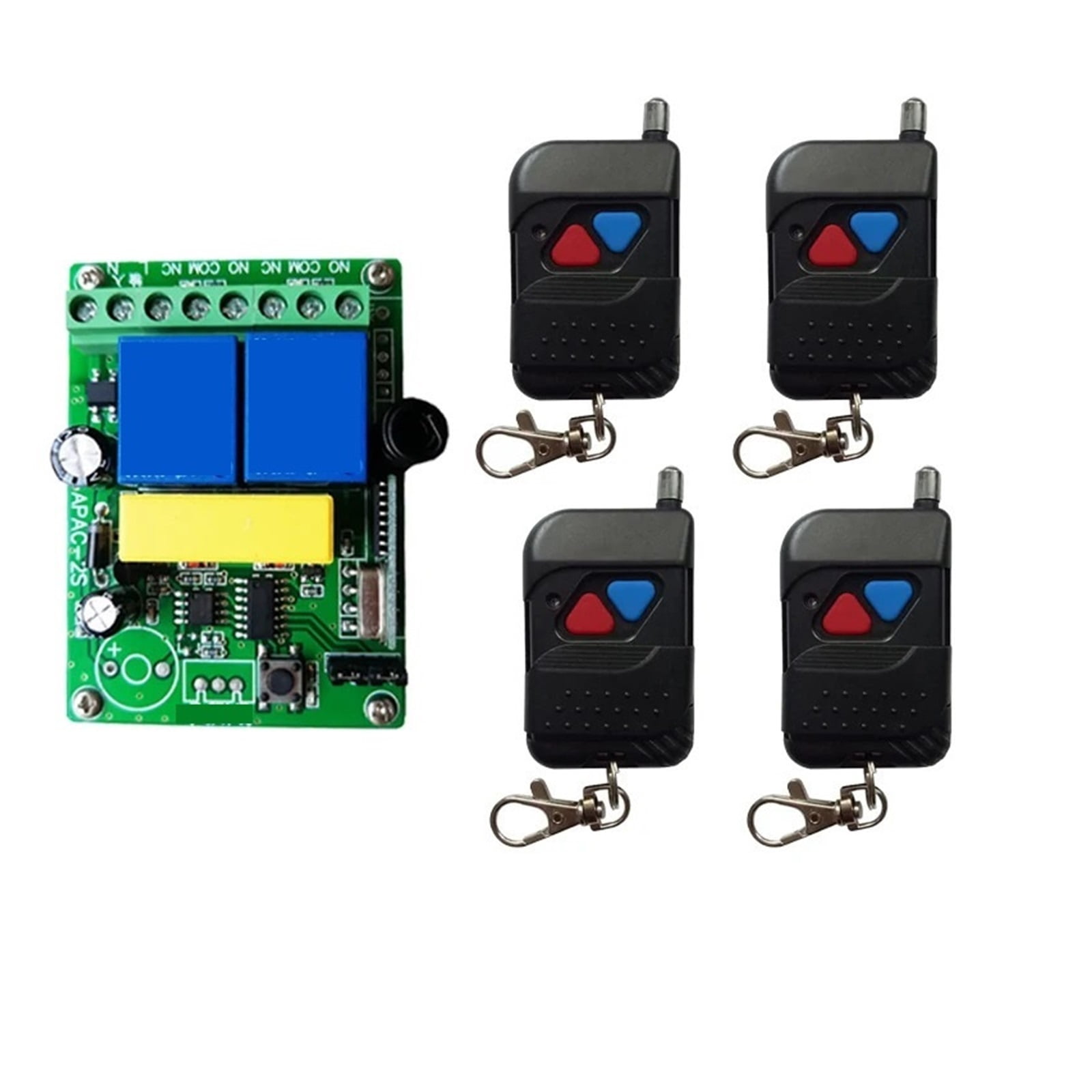 Universal Wireless Remote Control 2CH Relay Receiver Module Switch for ...