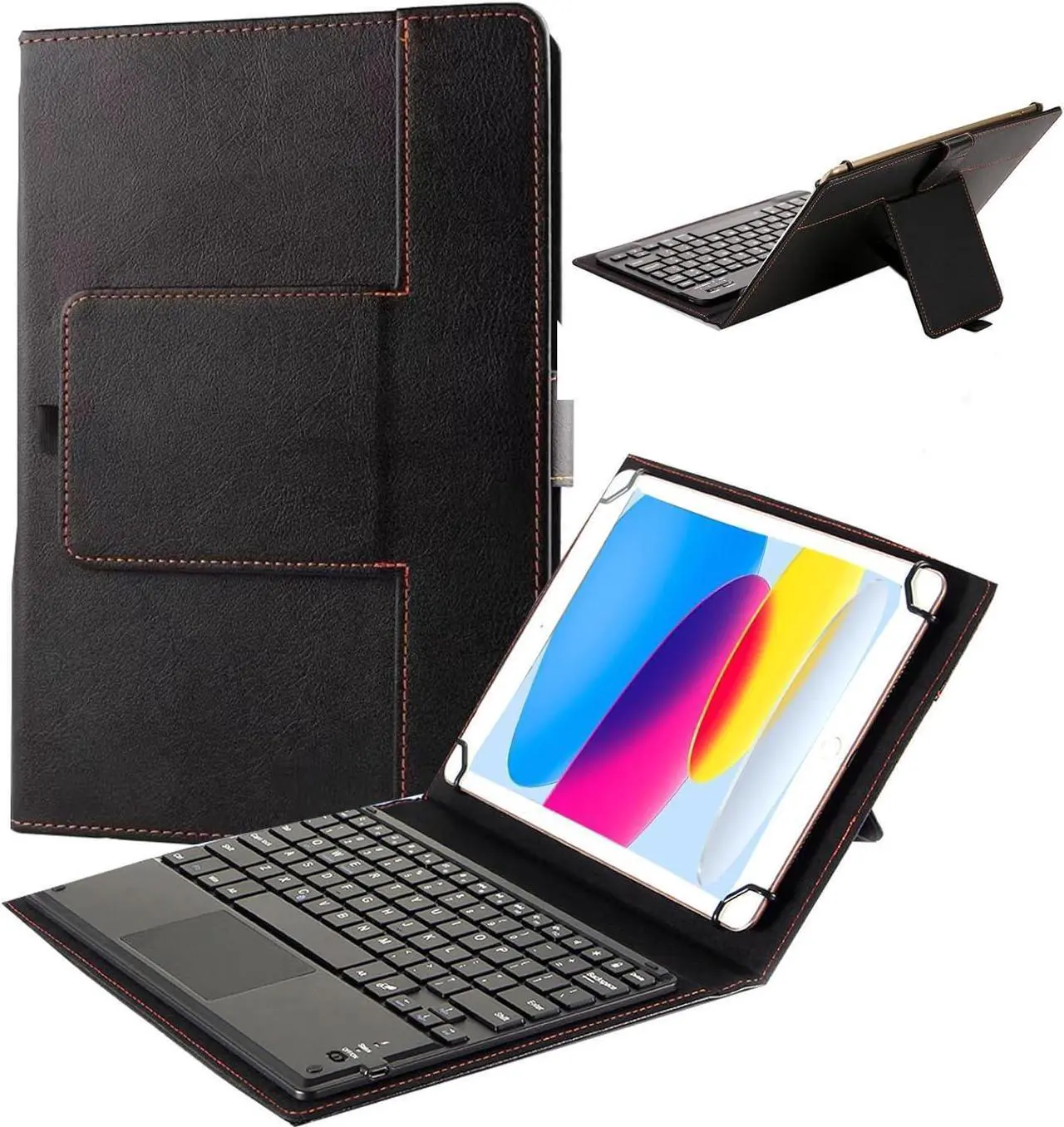Universal Wireless Tablet Keyboard Case 7" - 8" inch with Touchpad, 2 ...