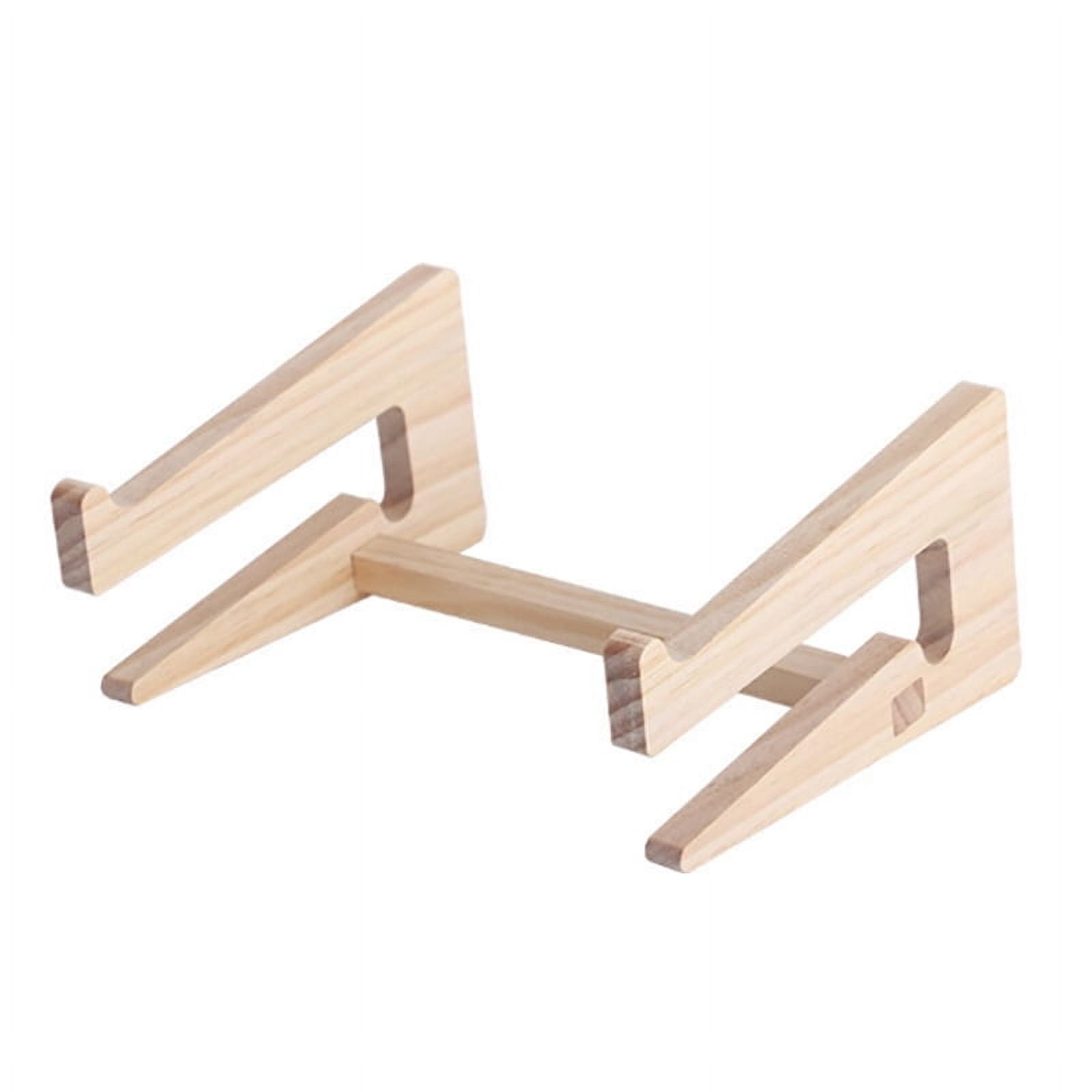 Universal Wooden Laptop Holder Detachable Base Stand Computer Cooling ...