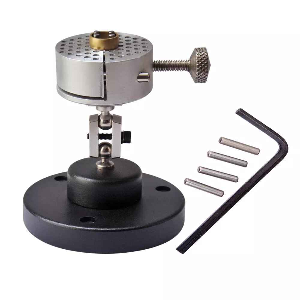Universal Work Holder Peg Clamp on Base - Jewelers Vise Revolving ...