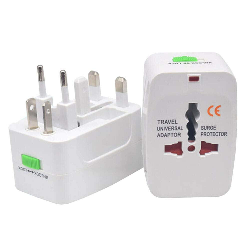 Universal Worldwide Adapter Electric Socket AU UK US EU Plug Adaptor ...