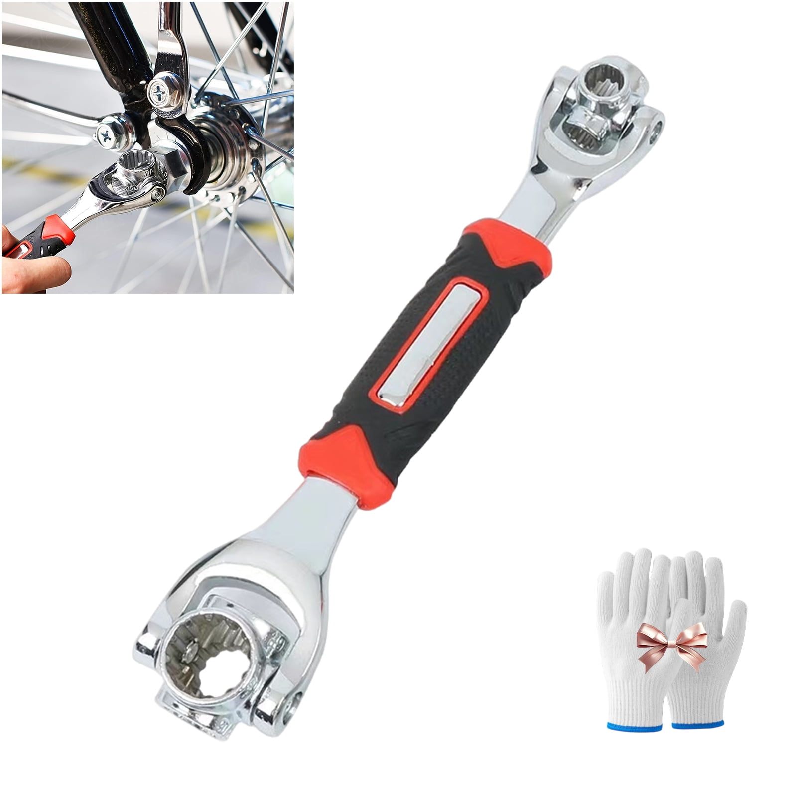 Universal Wrench 52 in 1 Socket Wrench Tool with Multifunction 360 ...