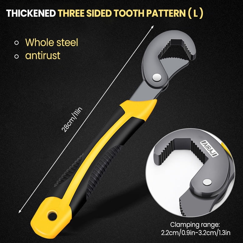 Universal Wrench Multifunctional Opening Wrench Adjustable Ratchet ...