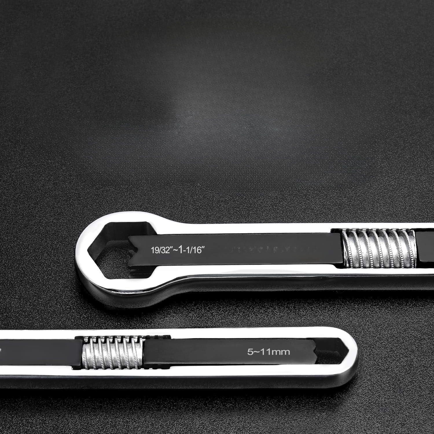 Universal Wrench Set, Multi-functional Wrench Set, SAE & Metric, 1/4”-1 ...
