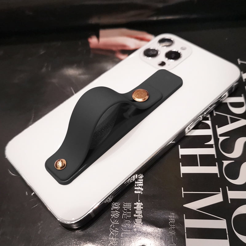 Universal Wrist Band Mobile Phone Holder For iPhone Finger Grip phone ...