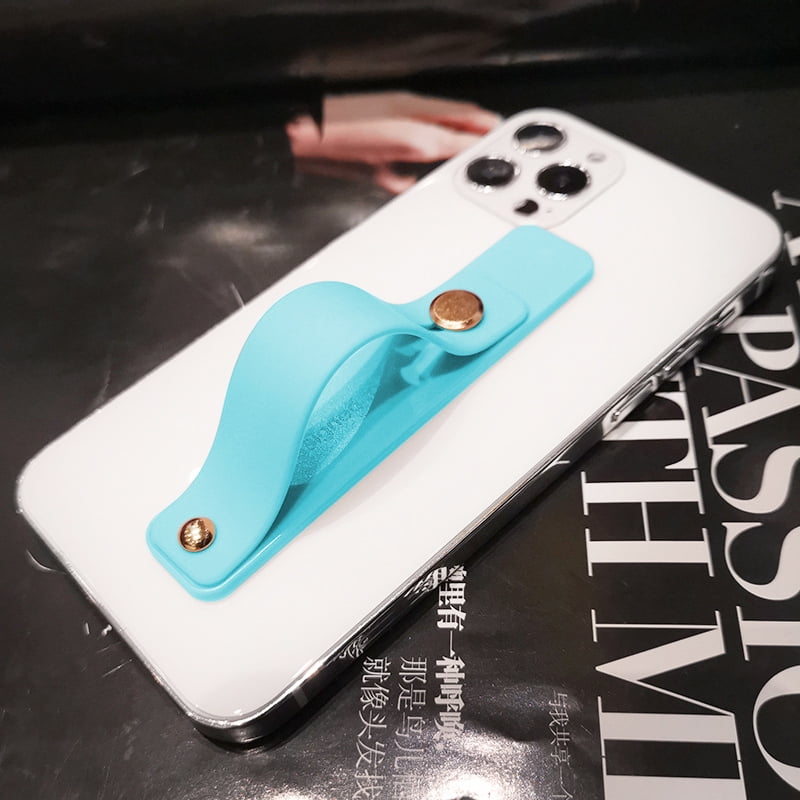 Universal Wrist Band Mobile Phone Holder For iPhone Finger Grip phone ...