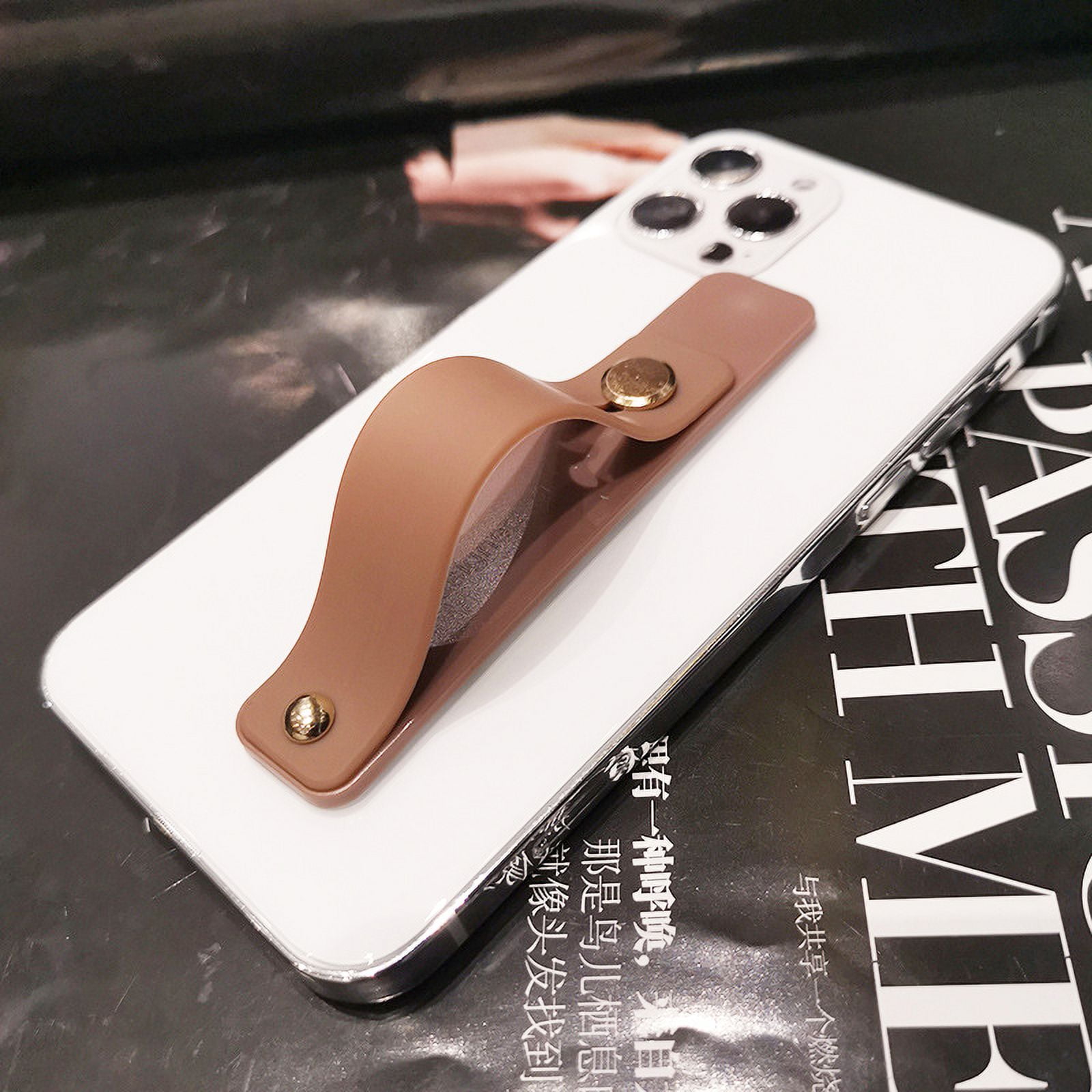 Universal Wrist Band Phone Holder For iPhone Finger Grip Mobile Phone ...