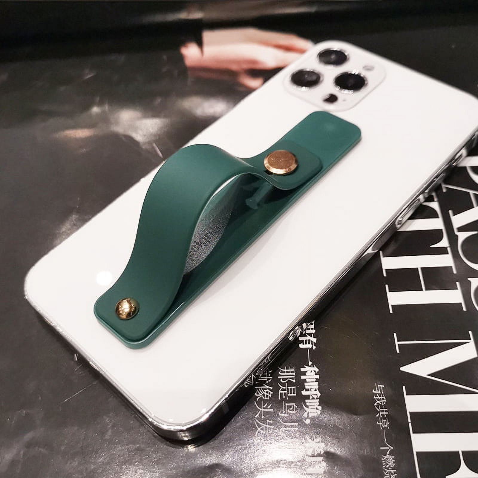 Universal Wrist Band phone stand For iPhone Finger Grip Mobile Phone ...