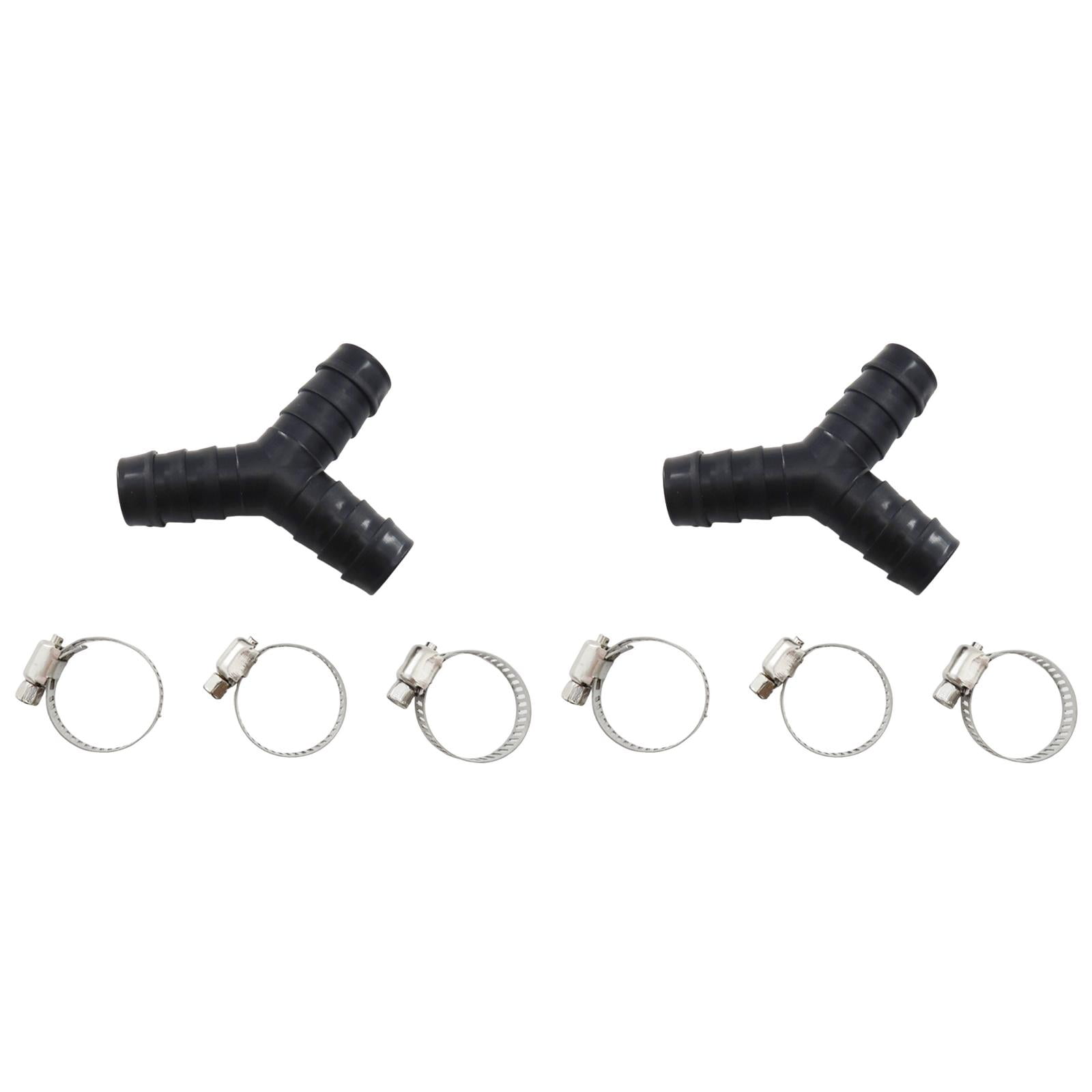 Universal Y-Shaped Drain Hose Splitter - Dual Pack Washing Machine ...
