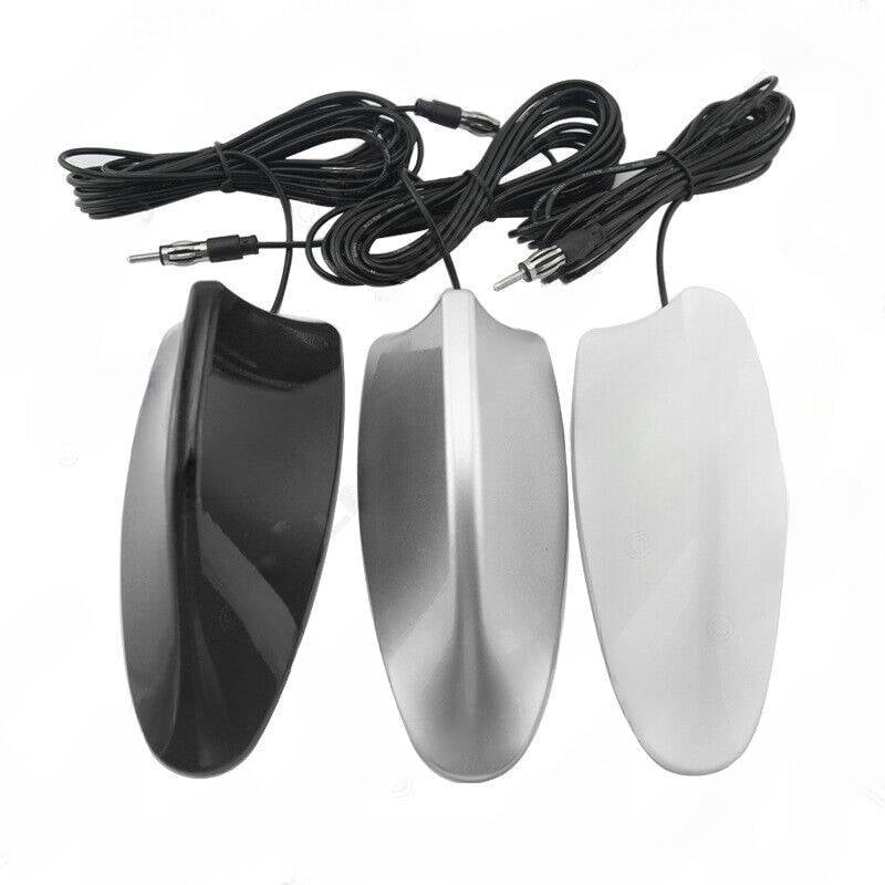 Universal car mounted shark antenna FM/AM connector shark fin radio ...