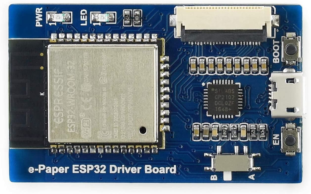 Universal e-Paper Driver Board with WiFi/Bluetooth SoC ESP32 onboard ...