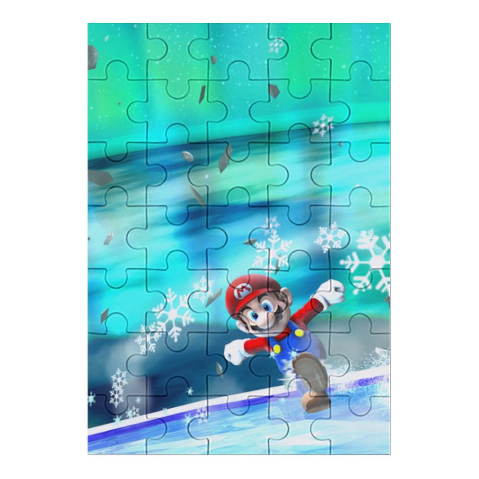 Universal jigsaw Puzzle for Kids in a flat box Casual Learning Children Educational Mario jigsaw ...