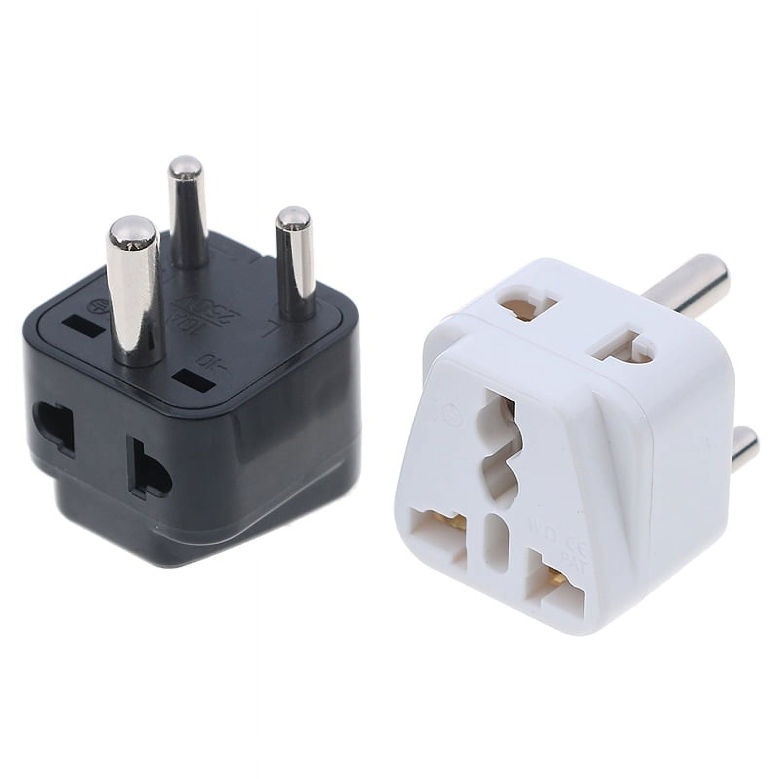 Universal travel US AU UK to India/Sri Lanka/Nepal plug power convertor ...