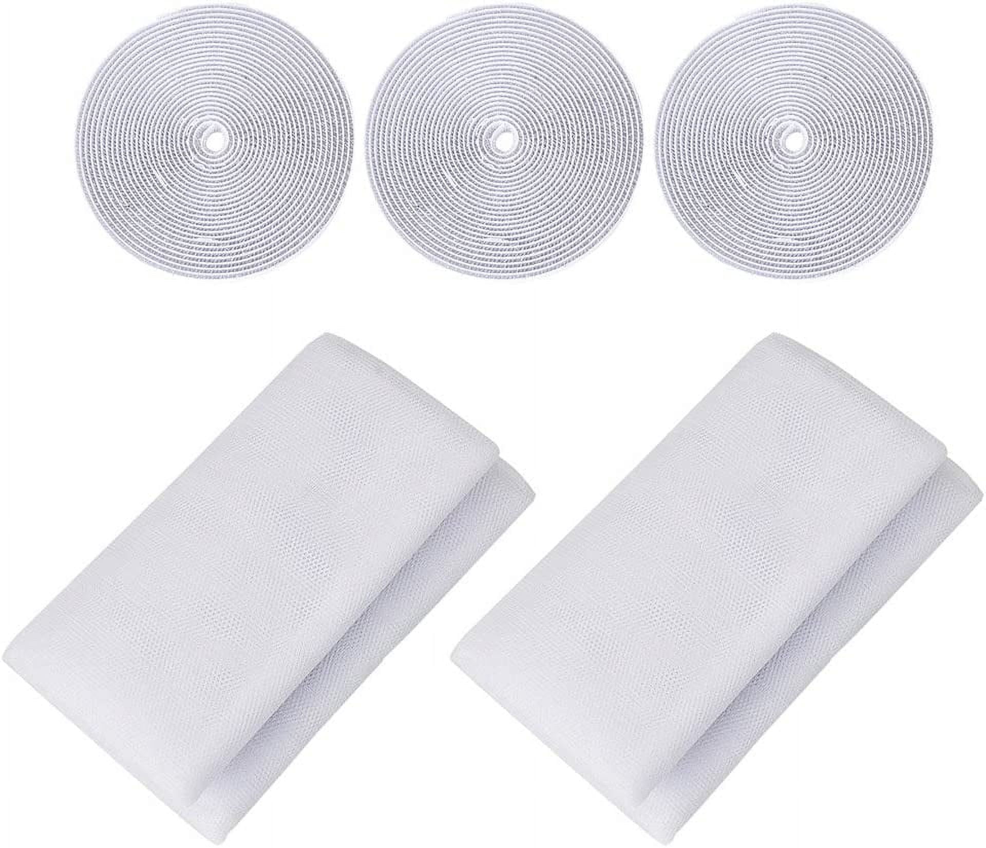 Universal window mosquito net, adjustable fly screen with self-adhesive ...