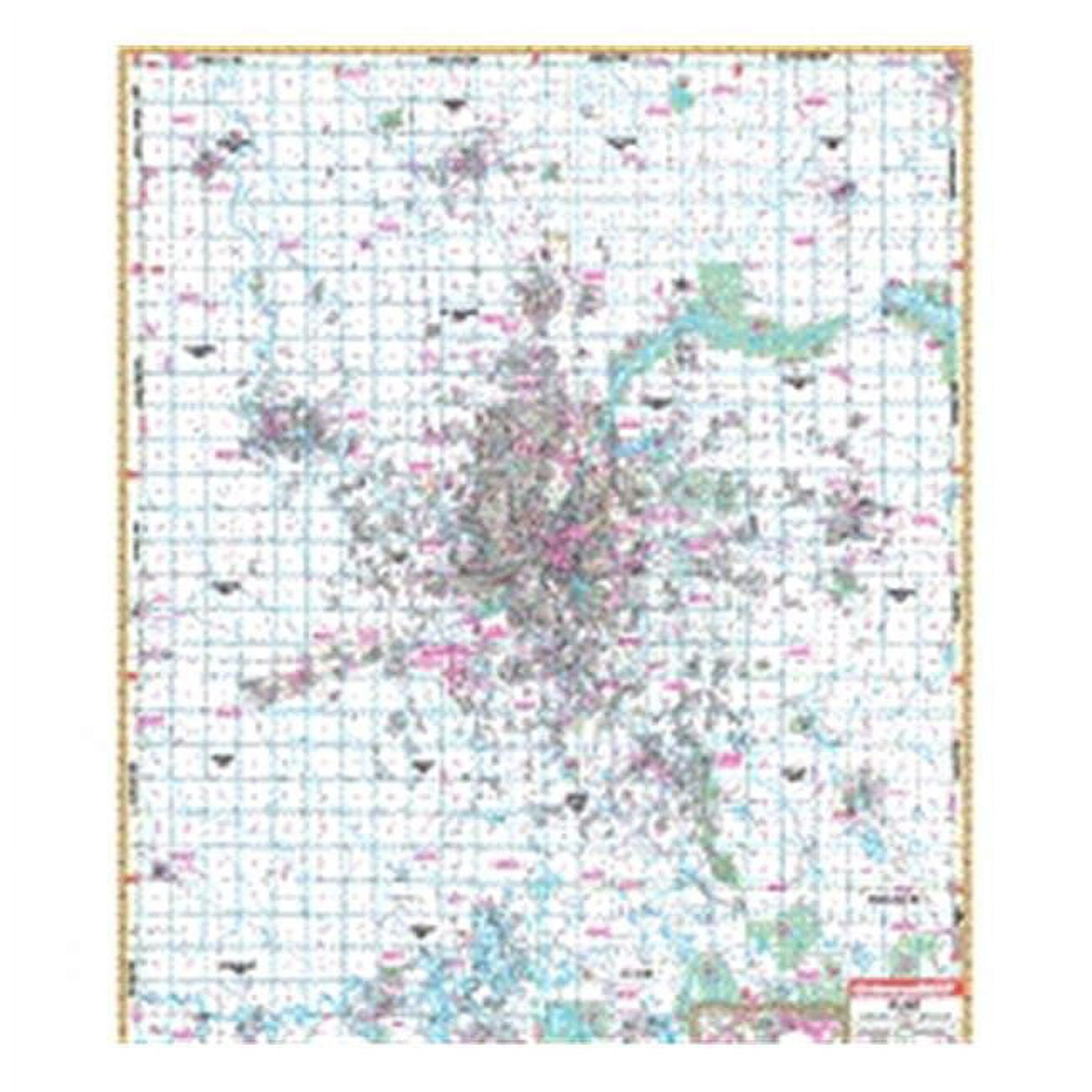 UniversalMap 25755 Flint MI Wall Map - Walmart.com