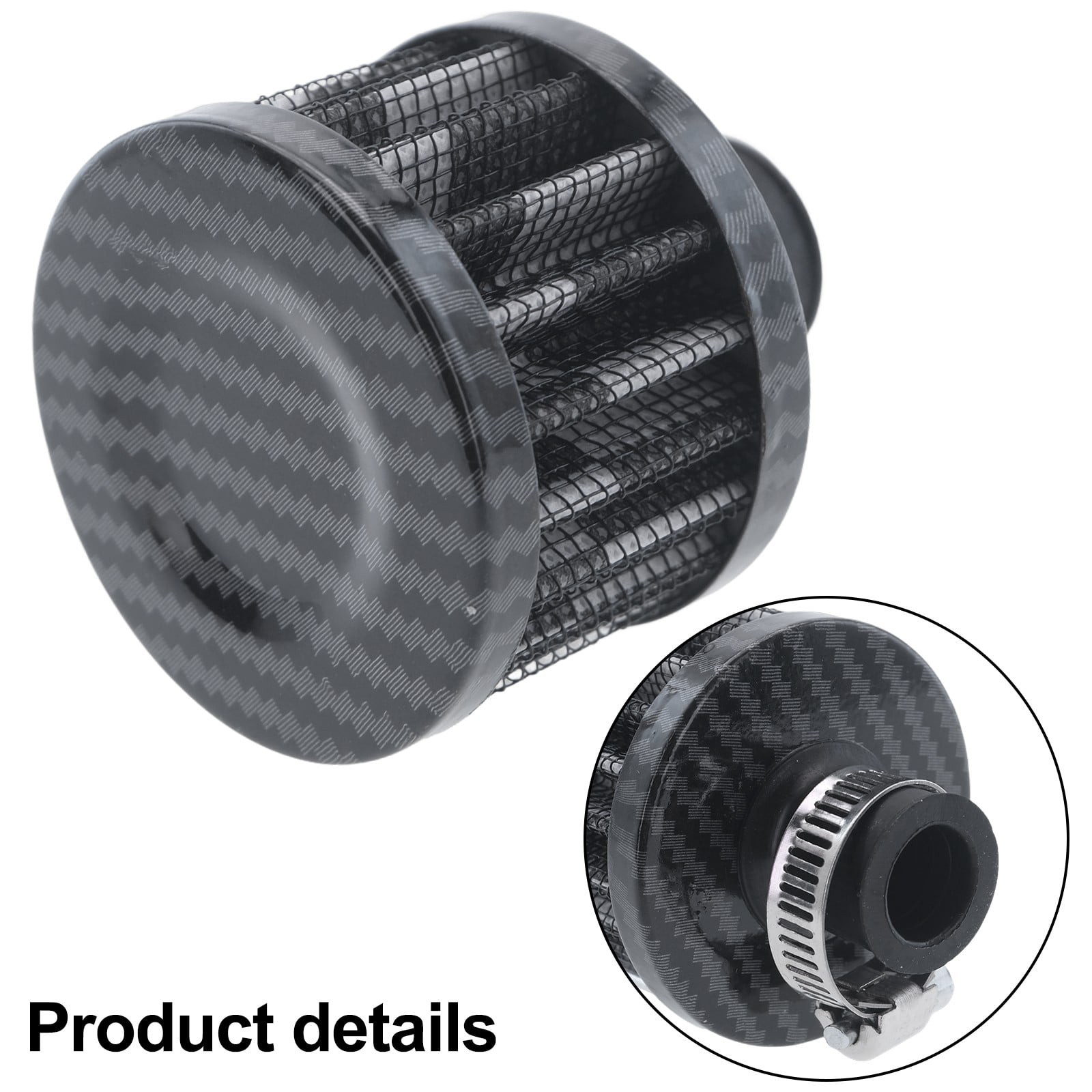 Universality Car Air Filter 12mm For Motorcycle Cold Air Intake High ...