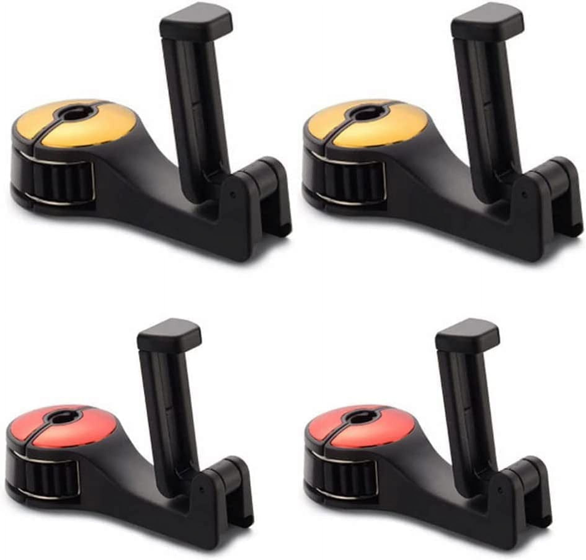 Universally 360° Rotating Headrest hook, 2 in 1 Car Headrest Hidden ...