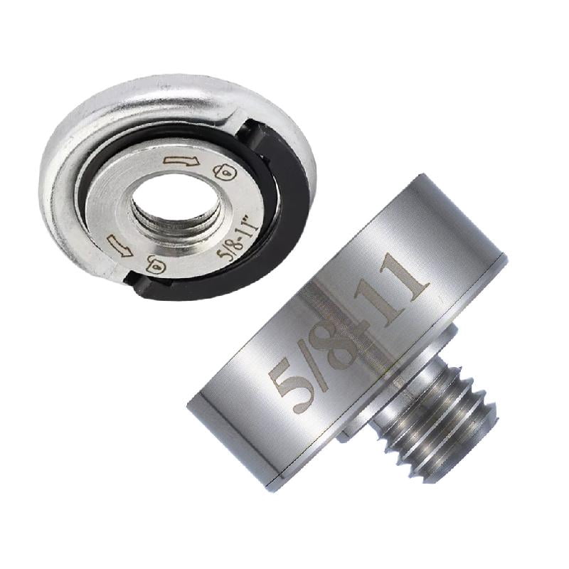 Universally Angles Grinder Arbors Conversion Set Steel 5/8"-11 Shafts ...
