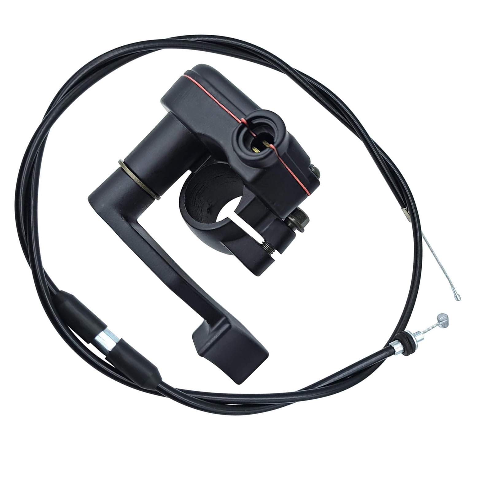 Universally Motorcycle Handlebar Hand Grips Throttle Cable Set for ATVs ...