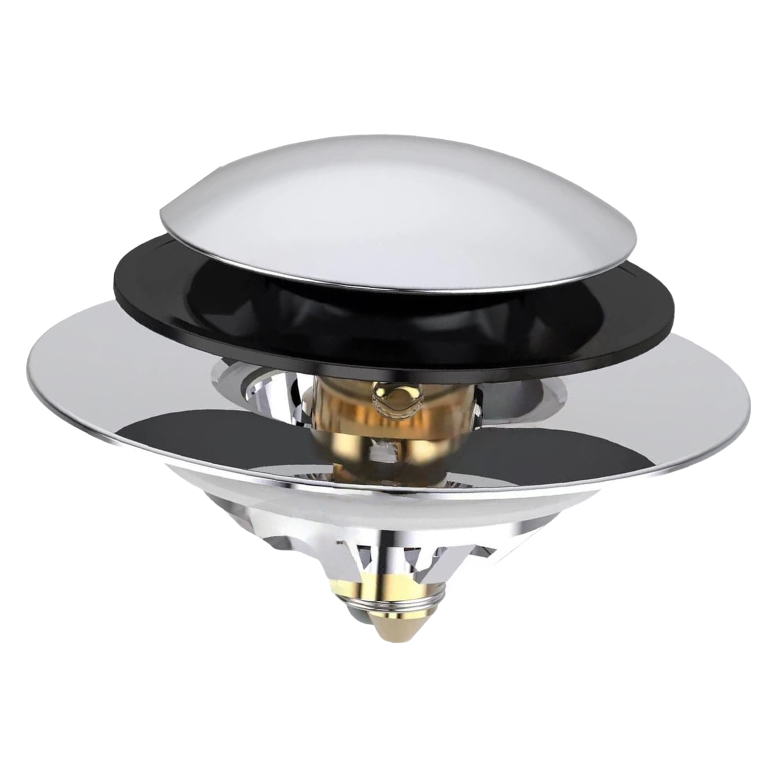 Universals Bath Tub Drain Stoppers Push Type Drain Plug Bounce Cores ...