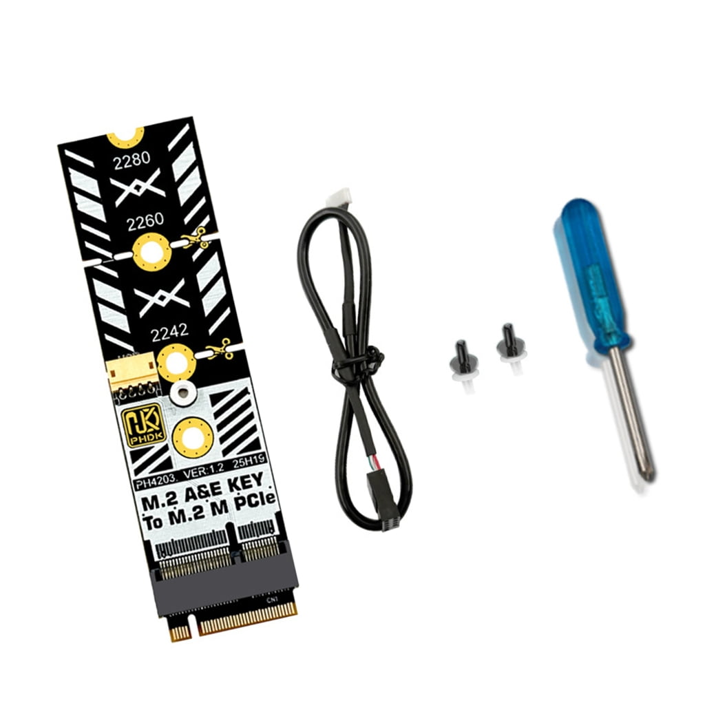 Universals Card to NVME Interfaces A+E to M Adapter for Networking ...