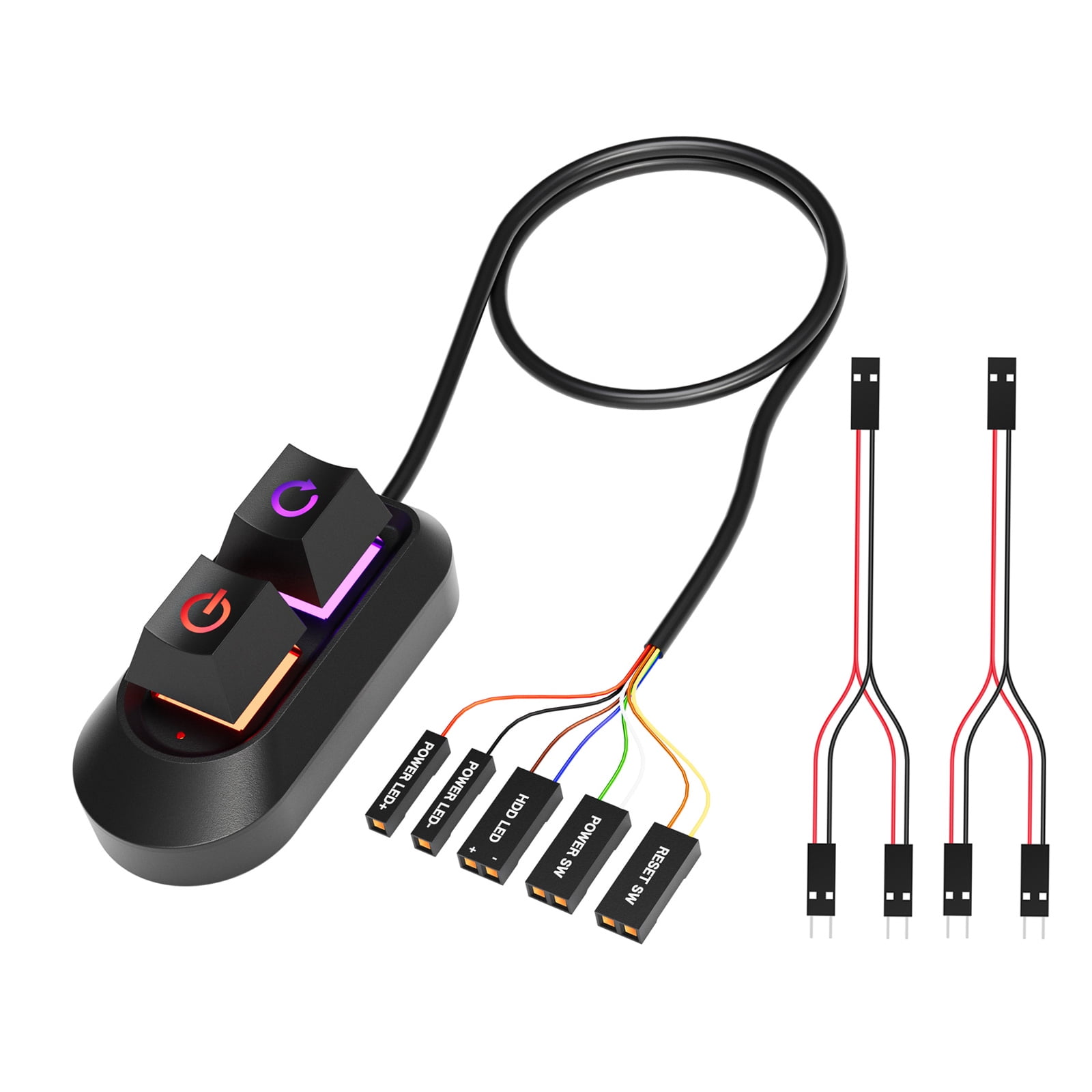 Universals Desktop Computer External Power Control Button With Splitter ...