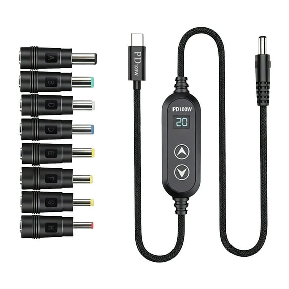 Universals Multiple Device 100W Charging Cable Double Button Design ...