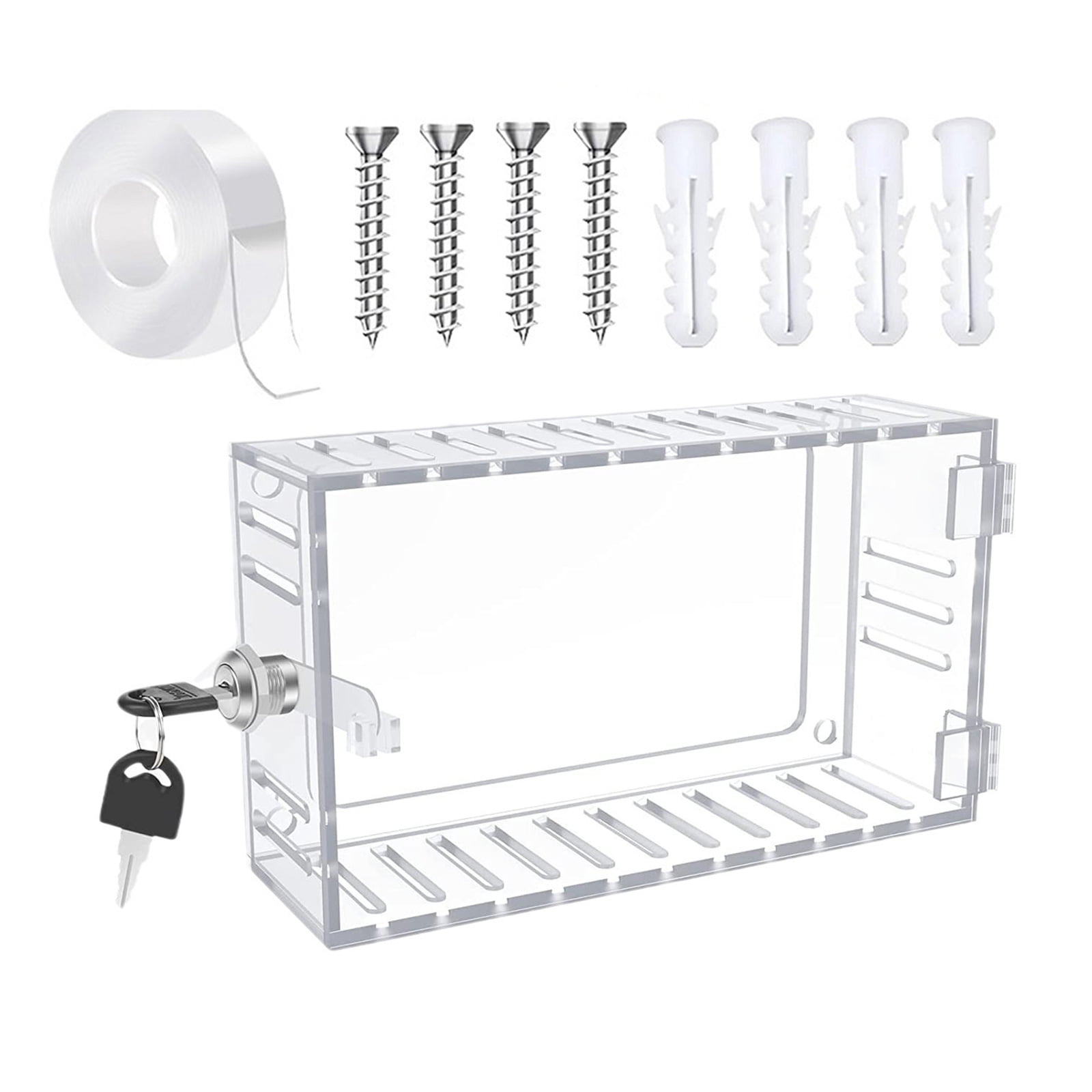 Universals Thermostat Locks Box with Key Clear Large Thermostat Covers ...