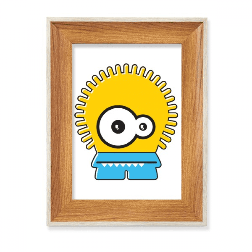 Universe Alien And Monster Yellow Alien Desktop Wooden Photo Frame ...
